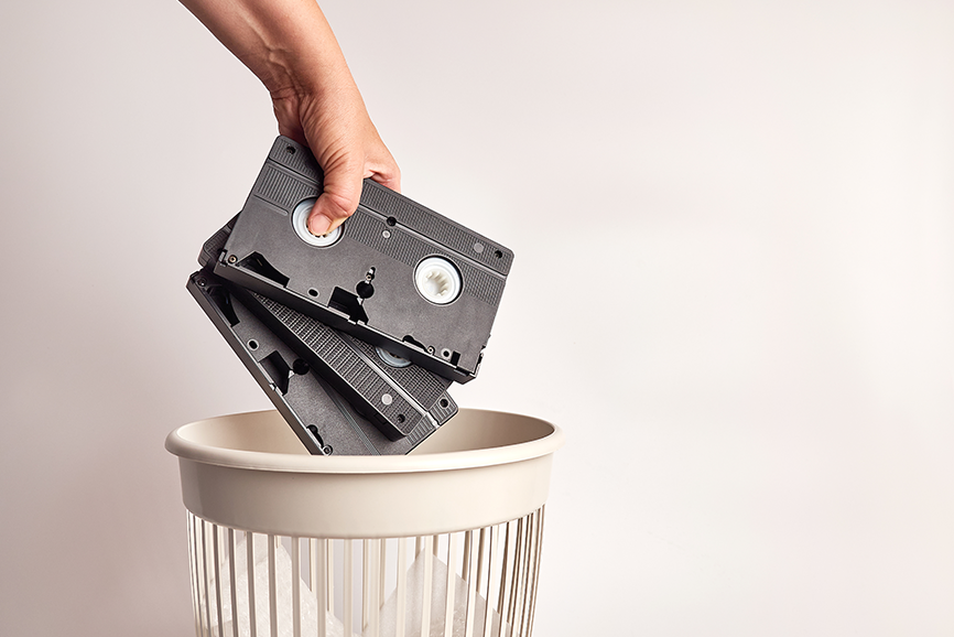 Can I Discard VHS Tapes In The Garbage can-i-discard-vhs-tapes-in-the-garbage